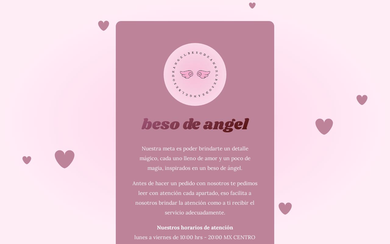 𝐛𝐞𝐬𝐨 𝐝𝐞 𝐚𝐧𝐠𝐞𝐥 𝐩𝐚𝐬𝐭𝐞𝐥𝐞𝐫𝐢́𝐚